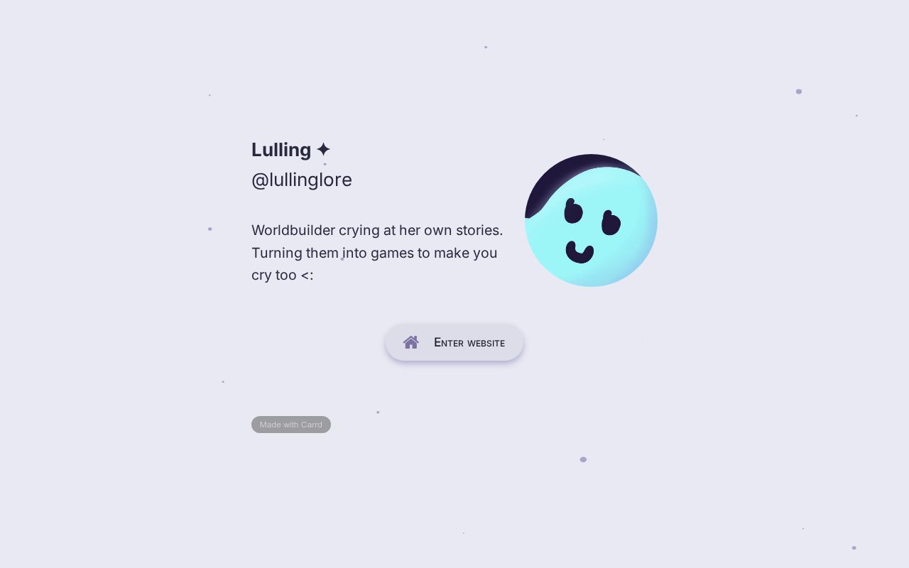 Lulling (@lullinglore) – Carrd